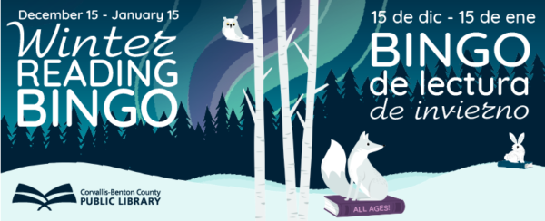 Winter Reading Bingo Challenge – Corvallis-Benton County Public Library